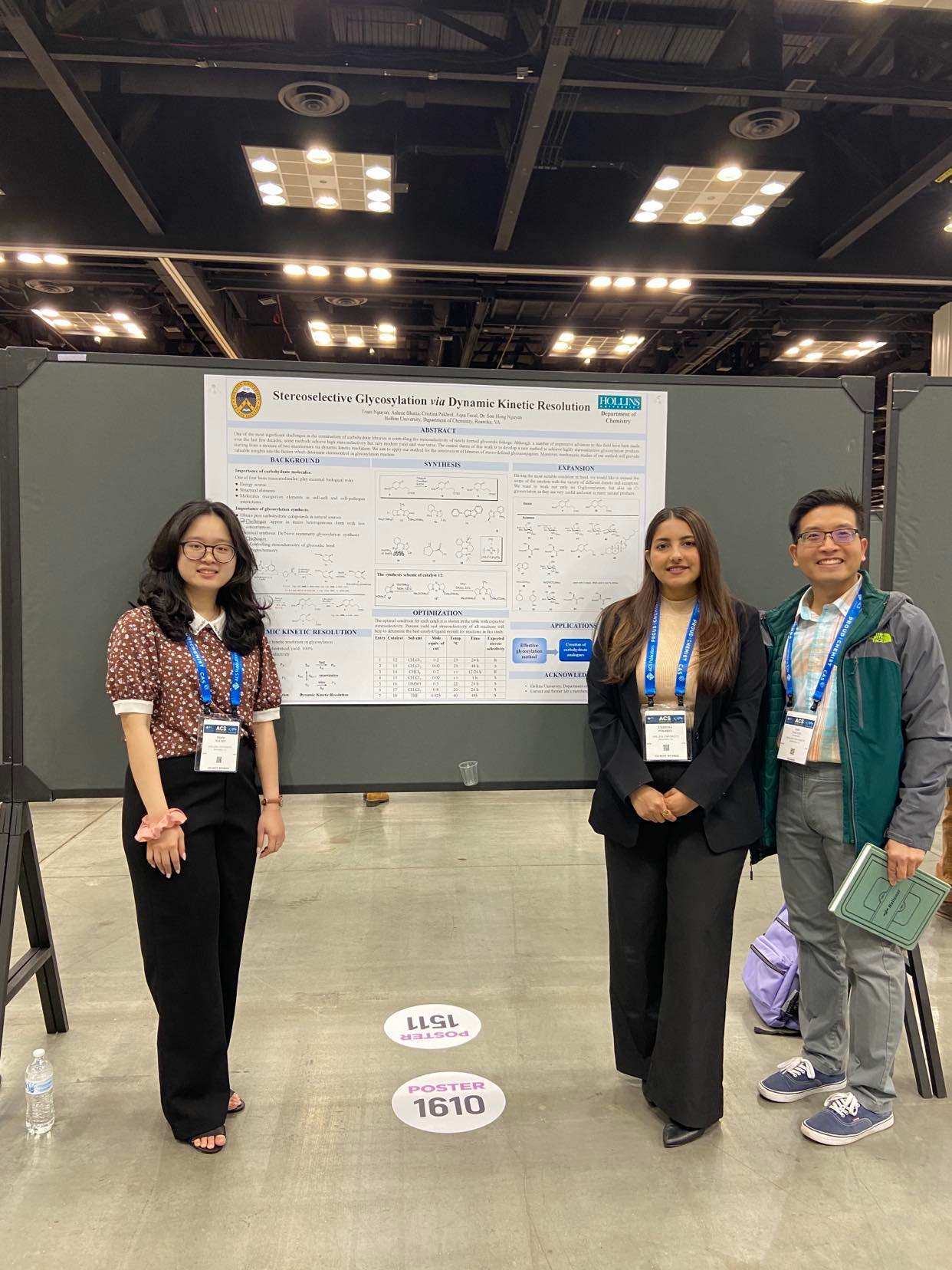 Chemistry Majors Showcase Their Research at ACS Spring 2023