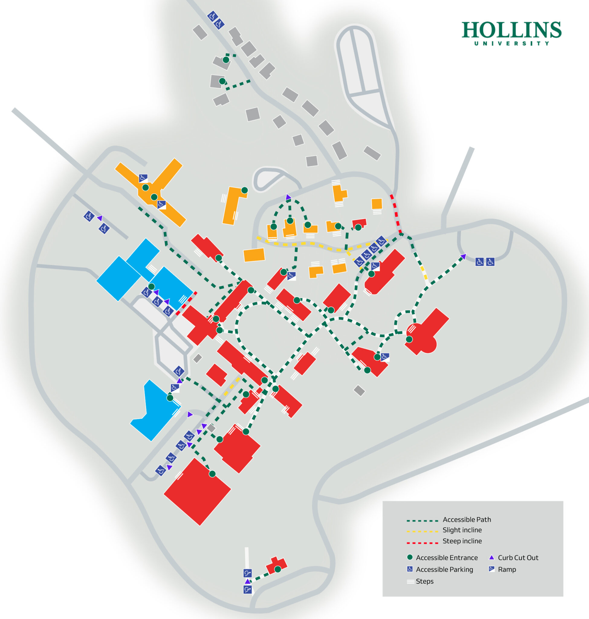 Campus Map - Hollins University